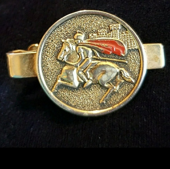 SWANK | Accessories | Vintage Swank Heraldic Knight Gold Tone Tie Clip ...